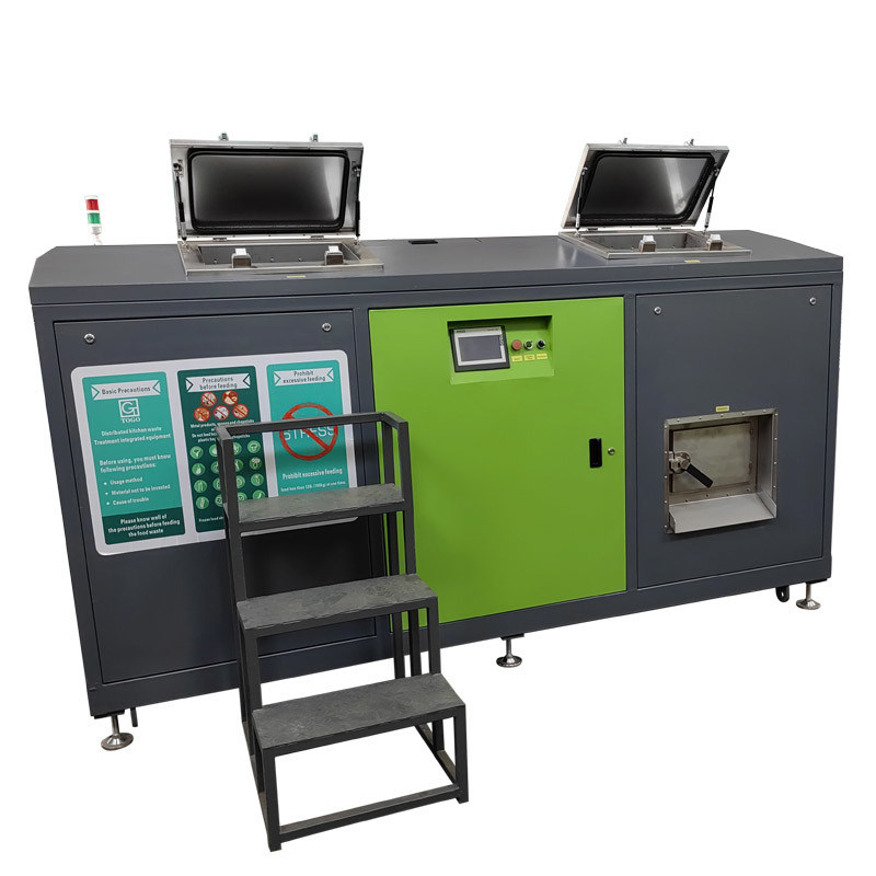 Compact Kitchen Food Automatic Fully Mechanised Organic Waste Machine ...