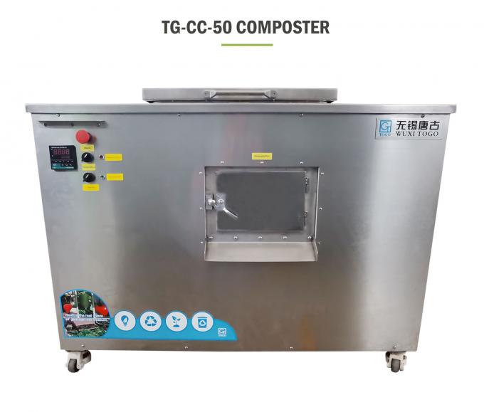 50KG/D Electric Waste Decomposer Machine Kitchen Bio Waste Composting ...