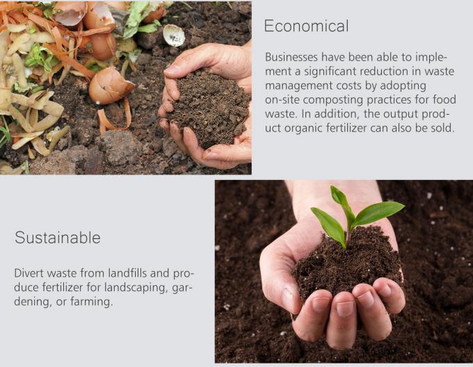 50KG/Day Bio Waste Decomposer Machine