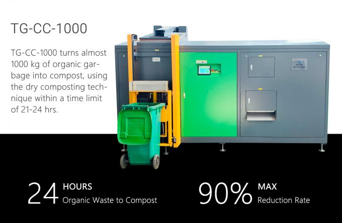 60Hz Kitchen Waste Composting Machine Automatic Food Waste Decomposer ...