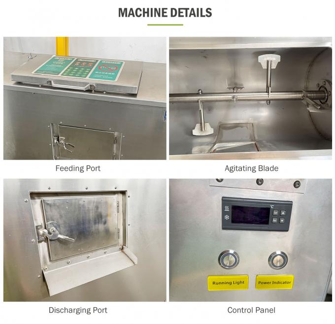 50KG/D Electric Waste Decomposer Machine Kitchen Bio Waste Composting ...